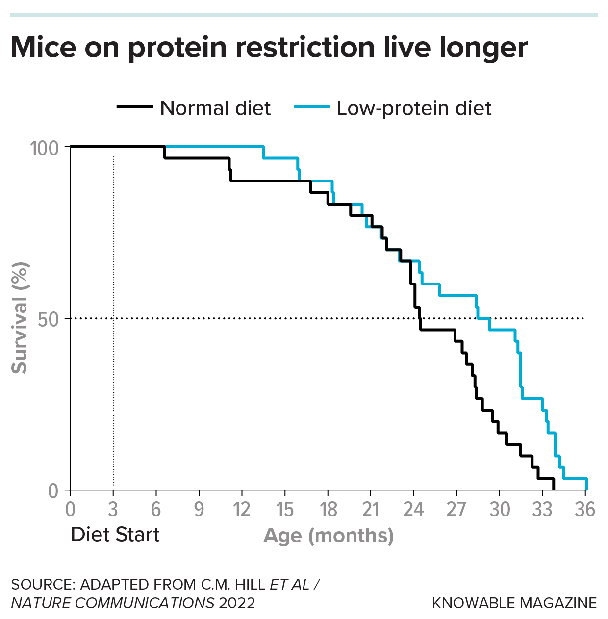The curious case of low-protein diets | Knowable Magazine